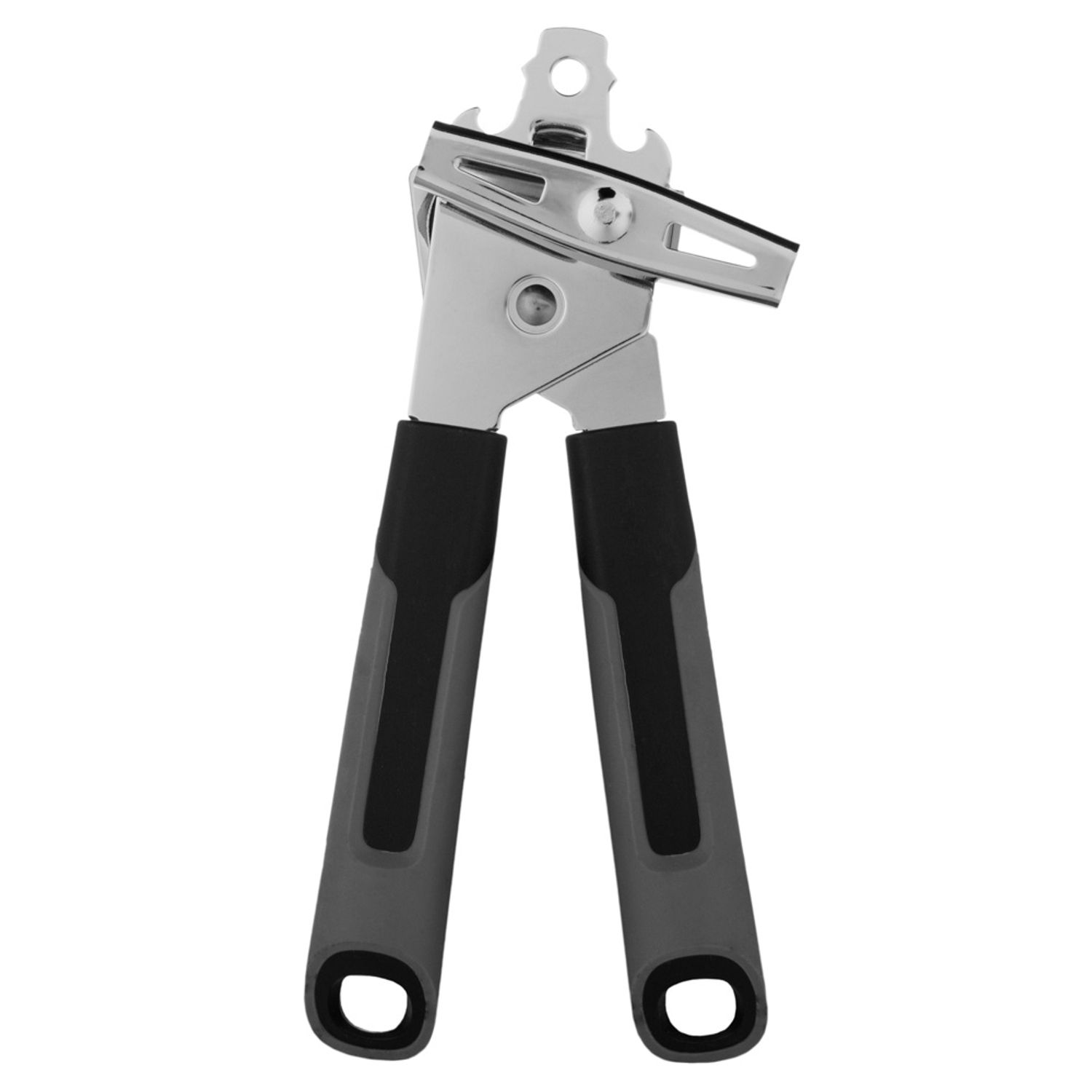 Abrelatas Mecánico De Acero Con Destapador