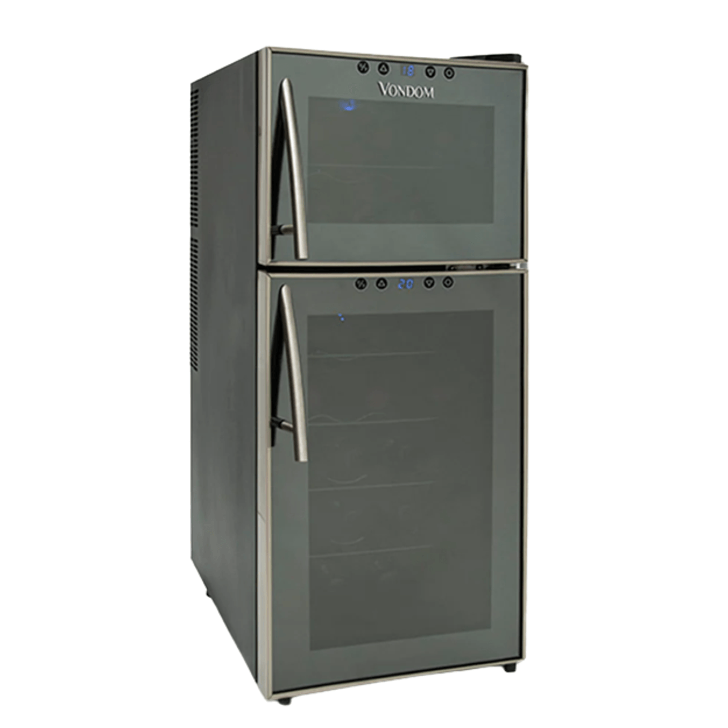 Cava de Vino Vondom T20ACERO Línea Acero Doble Temp 21 Bot